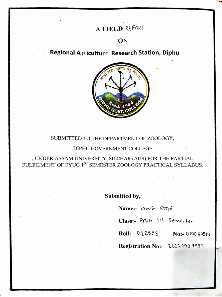 Field Trip Assignment Assignment | PDF