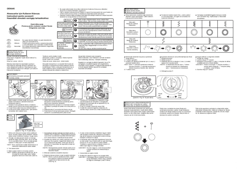 Flower Stitch Foot TR Ro Oekaki | PDF