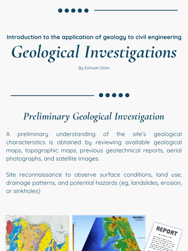 Geological Investigation | PDF | Stress (Mechanics) | Strength Of Materials