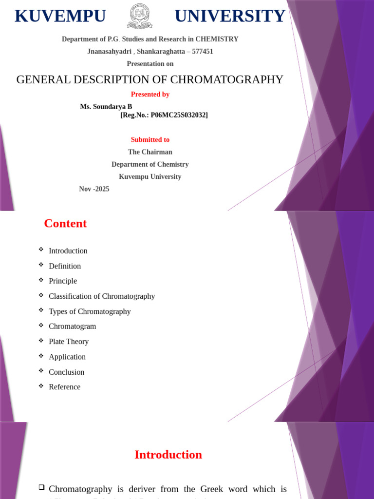 soundarya ppt | PDF | Chromatography | Thin Layer Chromatography