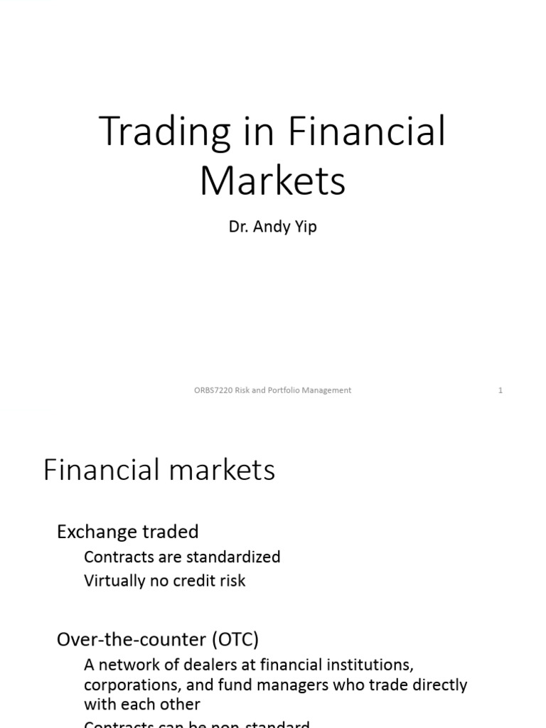 2 FinancialMarkets | PDF | Bonds (Finance) | Derivative (Finance)
