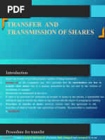 SH-4 Share Transfer Form Template | PDF | Securities (Finance ...