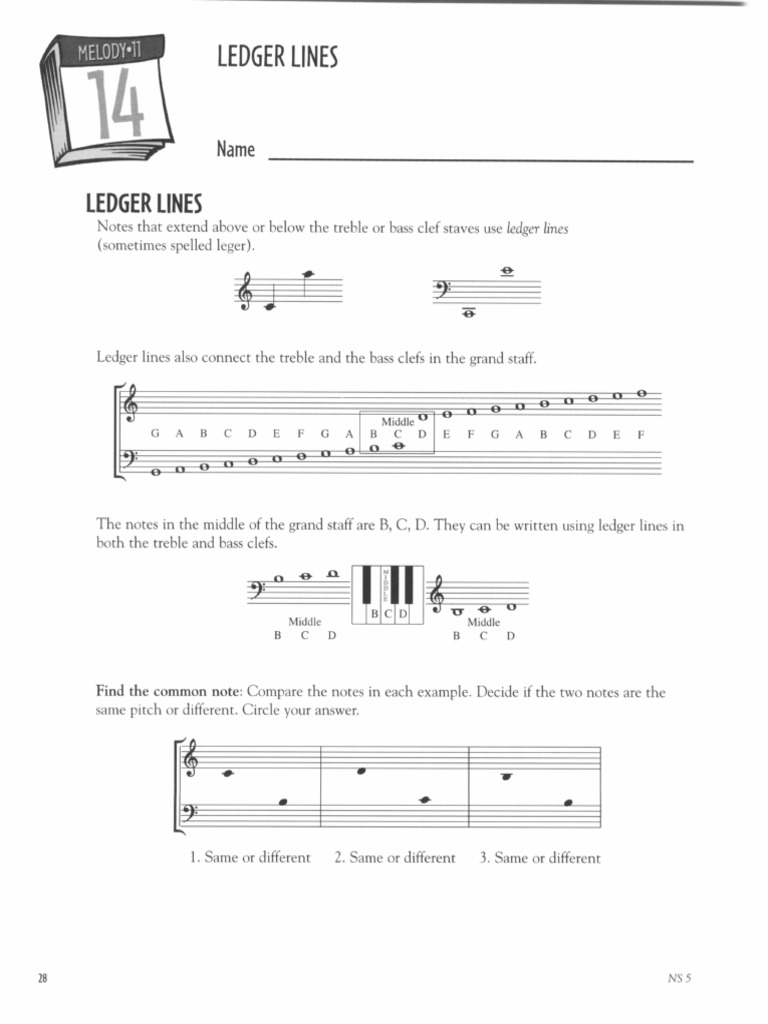 Ledger Lines | PDF