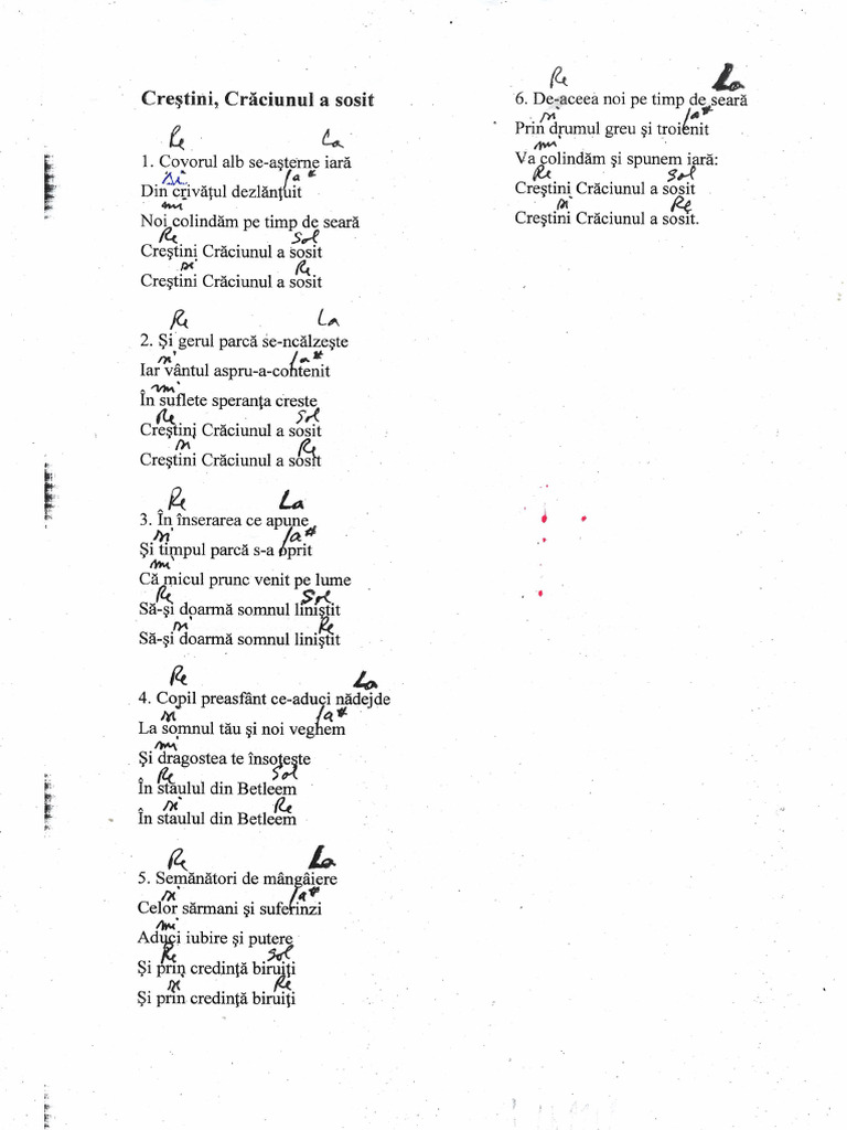 Crestini, Craciunul A Sosit | PDF