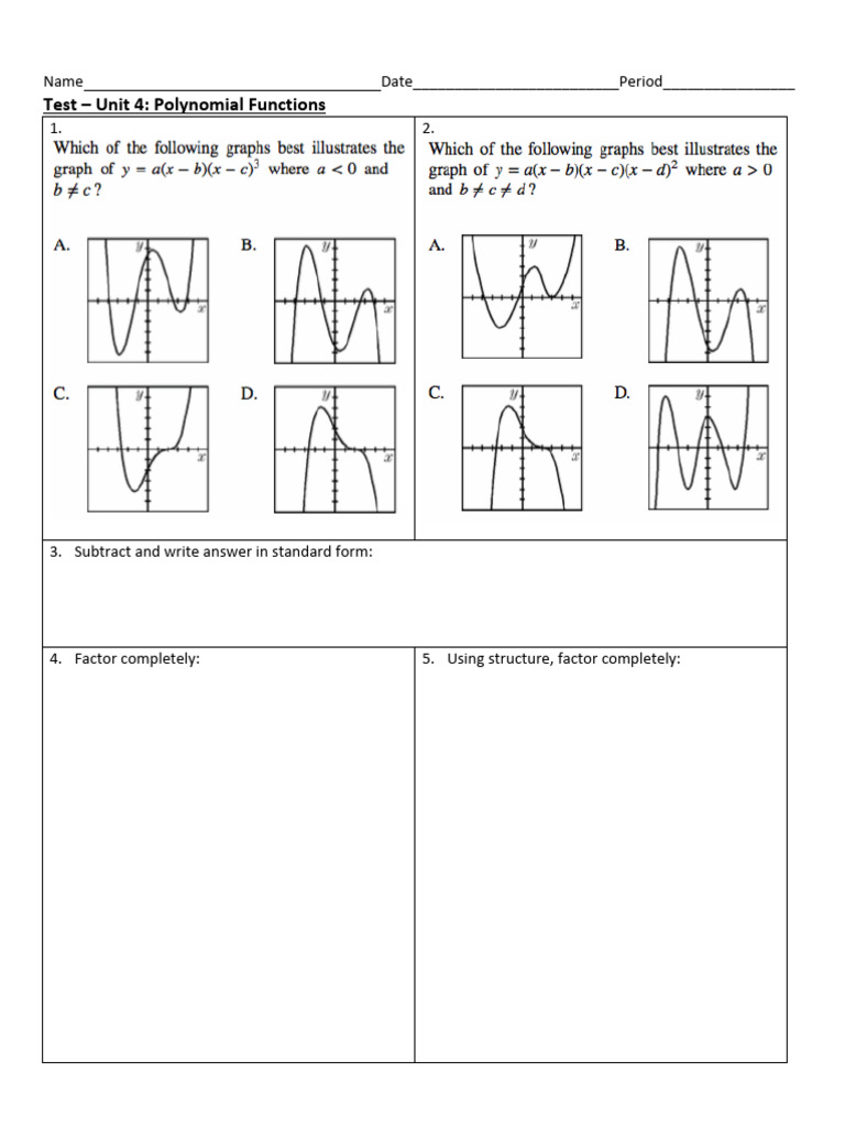 Test Unit 4 | PDF