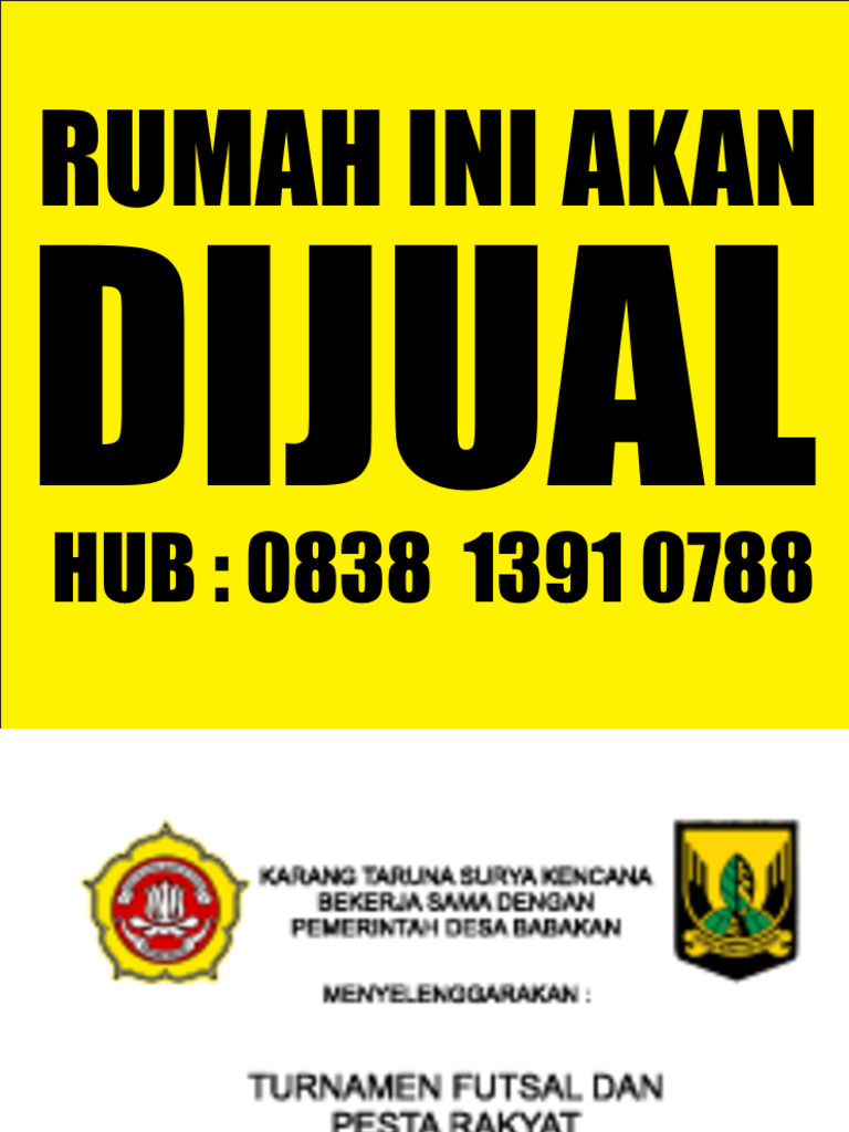 Surat Pemberitahuan Pekerjaan Jalan Ciroyom Danramil | PDF