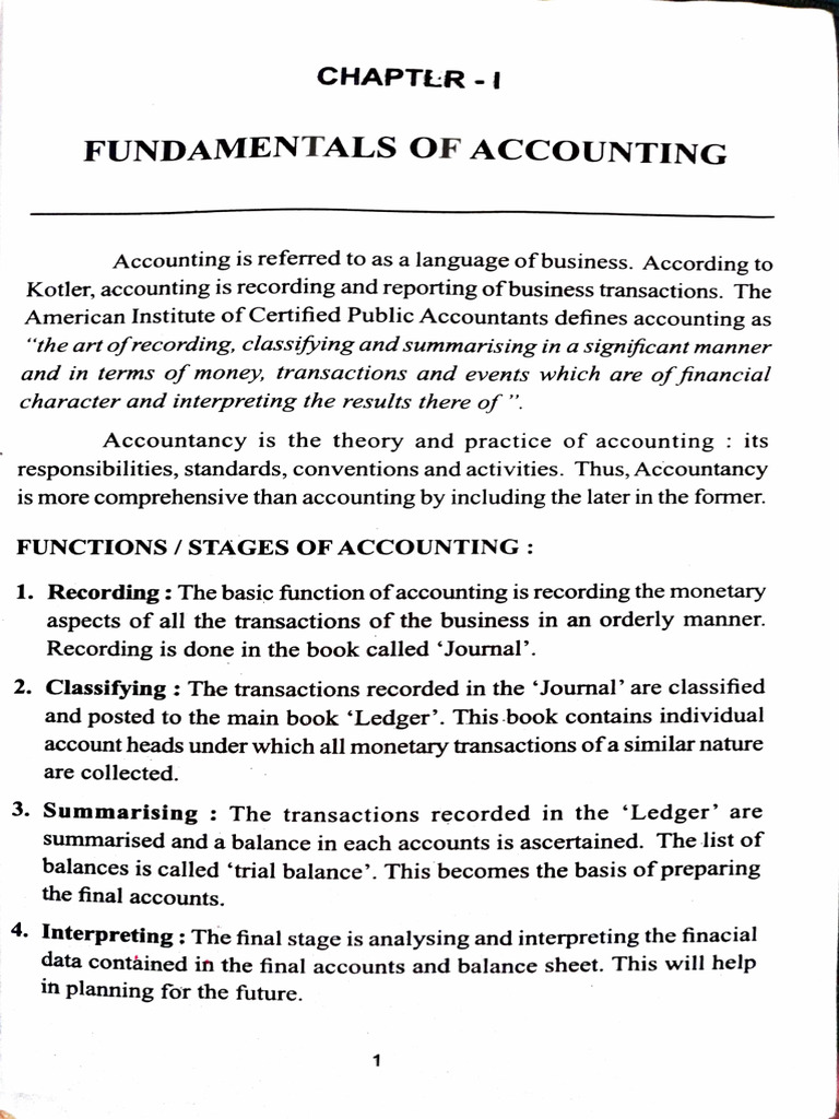 Unit 1 Afa | PDF | Accounting | Debits And Credits