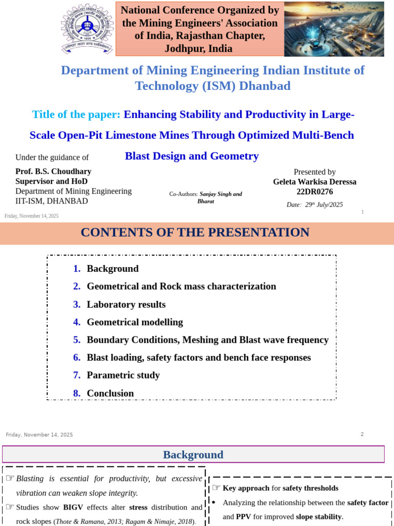 Enhancing Stability and Productivity in Large-Scale Open-Pit Limestone ...