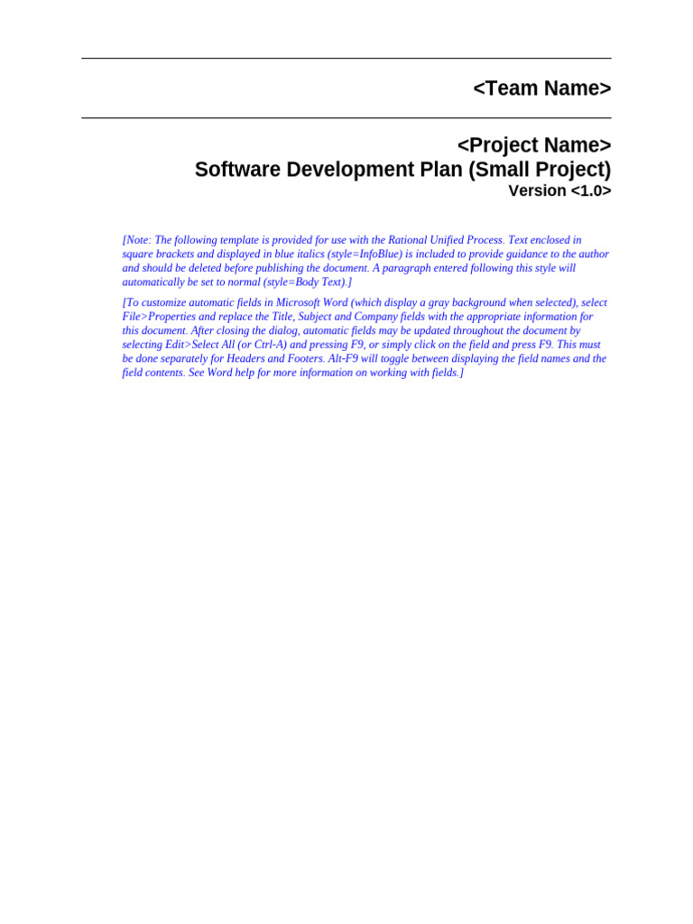 Rup Sdpln Sp | PDF | Software Development | Computing