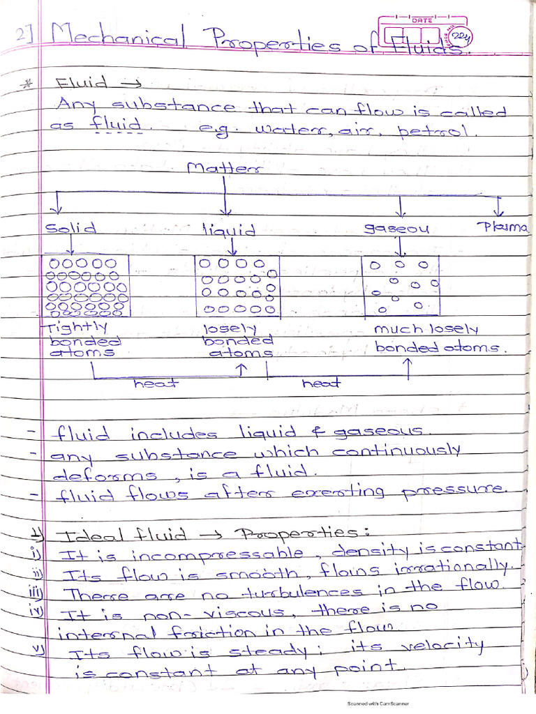 Chap2 Mechanical property - Physics - notes | PDF