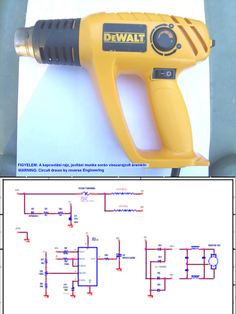 Dewalt Dw340 Type-2 2000w Heat Gun Schem | PDF