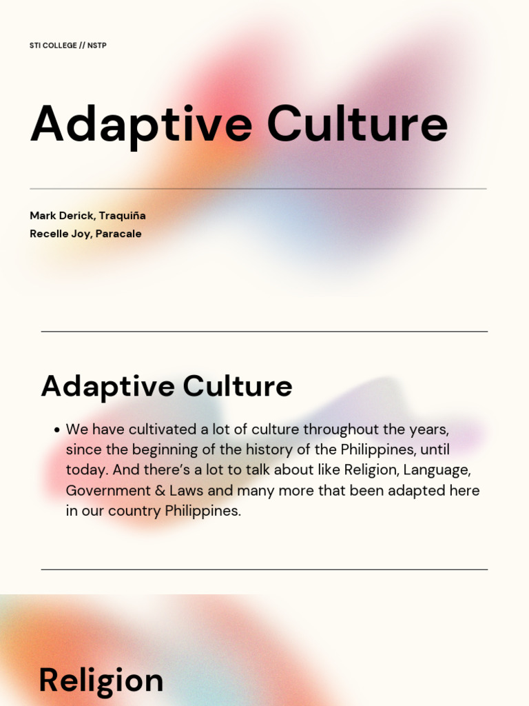 ADAPTIVE CULTURE | PDF | Philippines