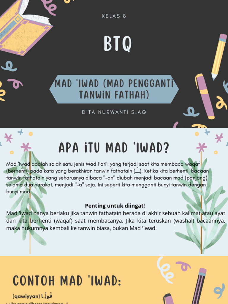 Ppt Materi Mad Kelas 8 | PDF | Senses | Nervous System
