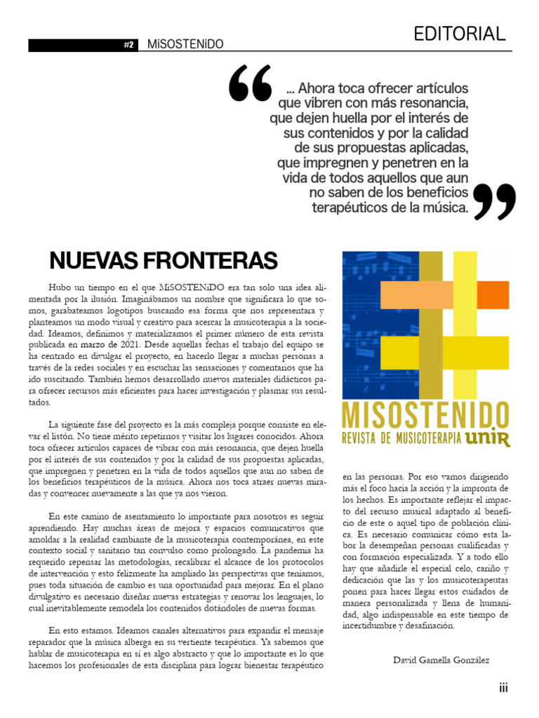 Editorial Revista #2 | PDF