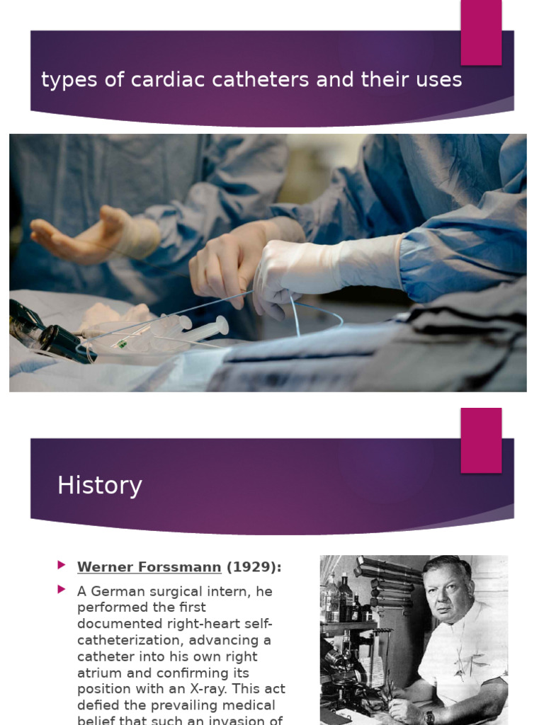 Types of Cardiac Catheters Explained | PDF | Catheter | Stent