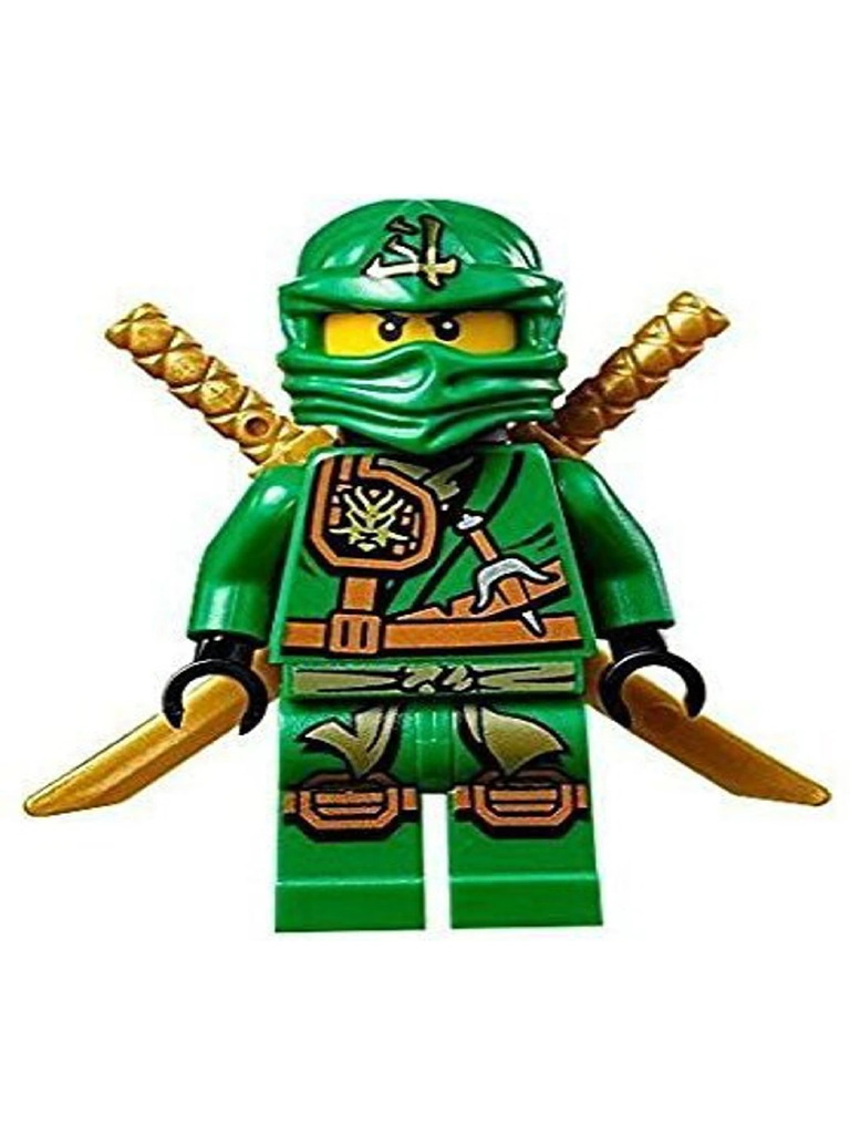 LEGO Ninjago Minifigure - Lloyd Zukin Robe Jungle Green Ninja With Dual ...