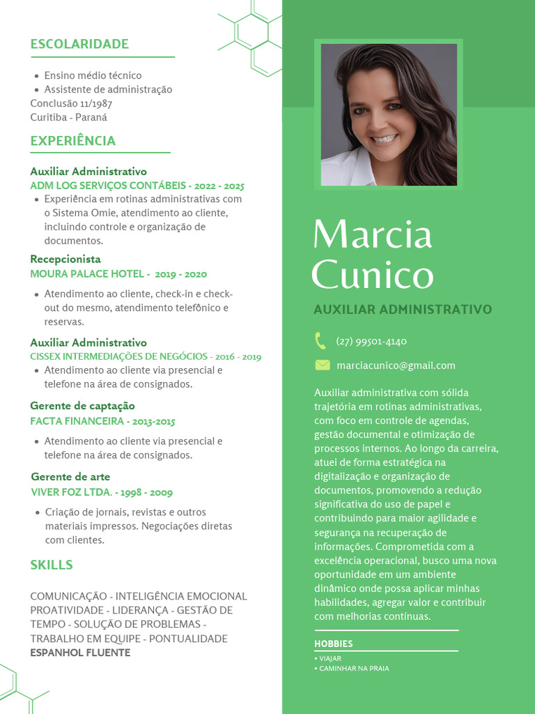 Marcia Cunico | PDF | Atendimento ao cliente | Business