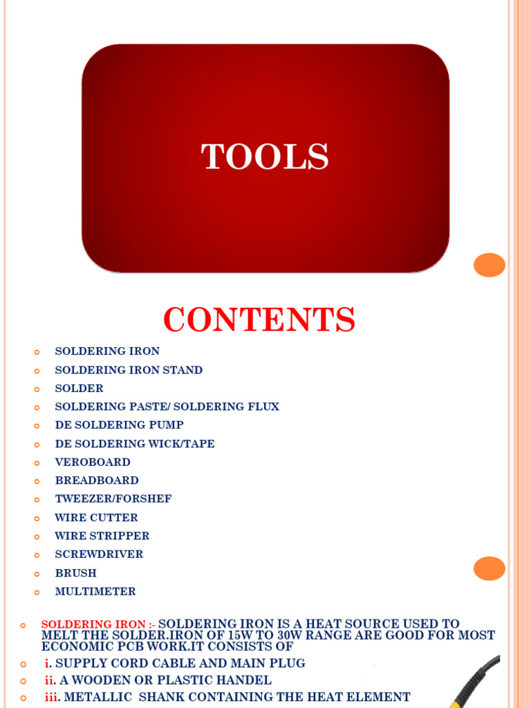 Electronics Tools | PDF