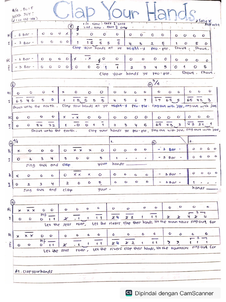 Clap Your Hands | PDF
