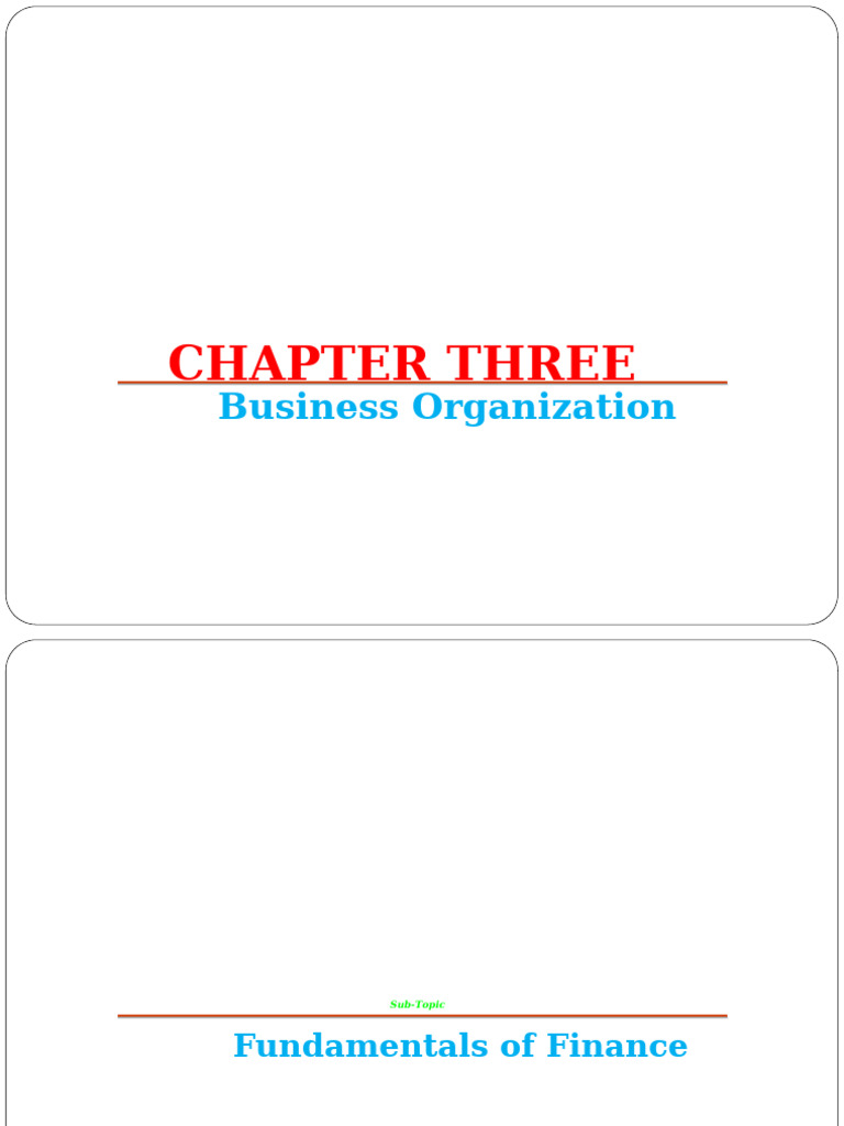 Chapter 3.3; Fundamentals of Finance | PDF | Equity (Finance) | Balance ...