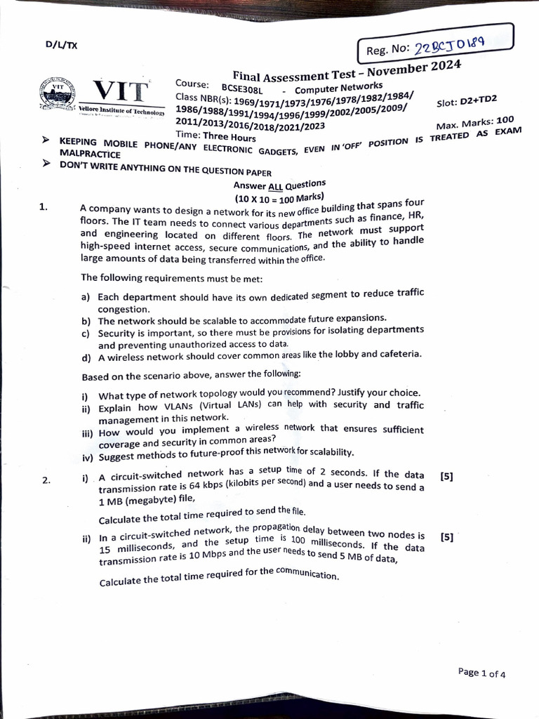 Bcse308l Fat D2 2024 2025 | PDF