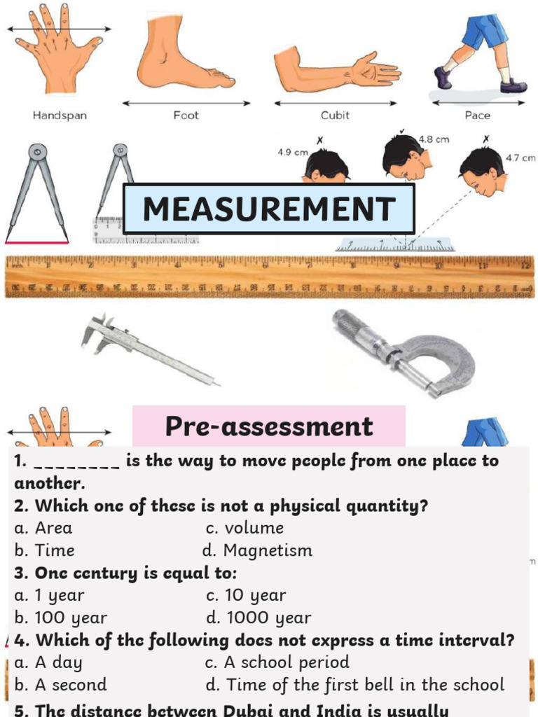 Measurement | PDF | Measurement | Length