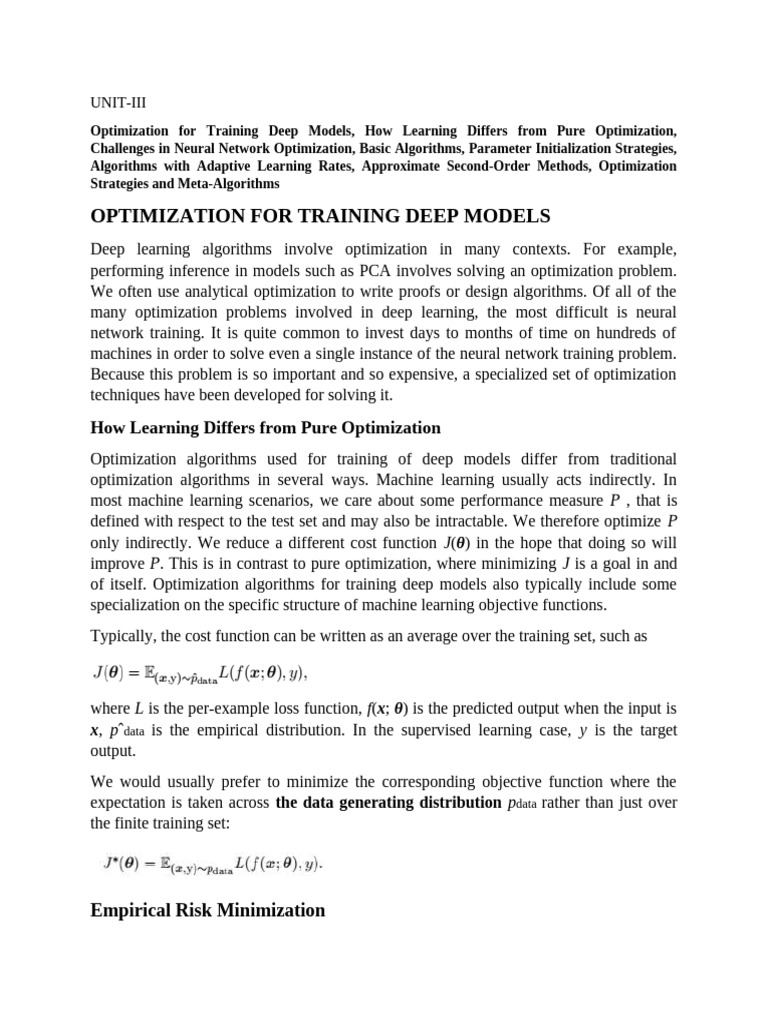 UNIT-III | PDF | Mathematical Optimization | Mathematics