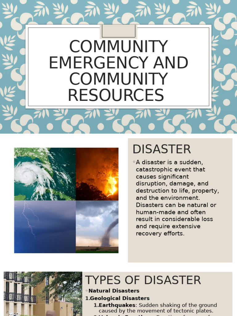 Community Disaster Management Guide | PDF | Flood | Natural Disasters