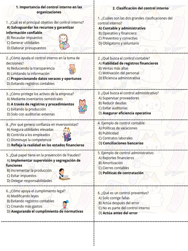Tarjetas de Preguntas | PDF | Estado financiero | Auditoría