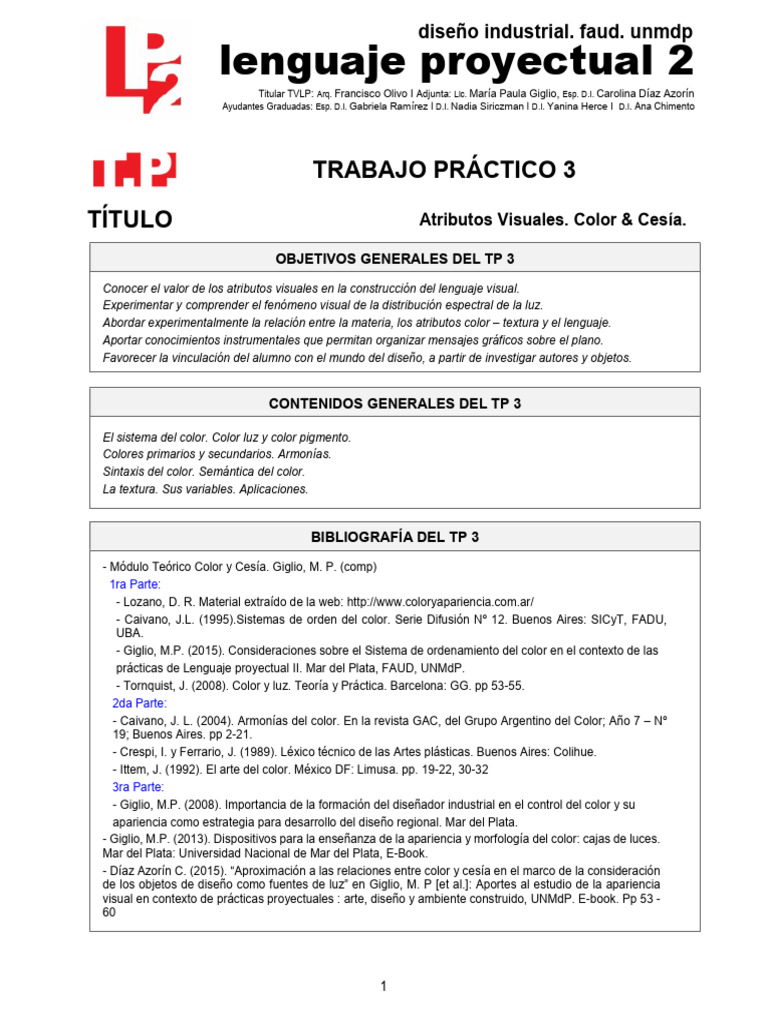 LP2 TP3 ACT 1, 2 y 3 | PDF | Color | Modelo de color Rgb
