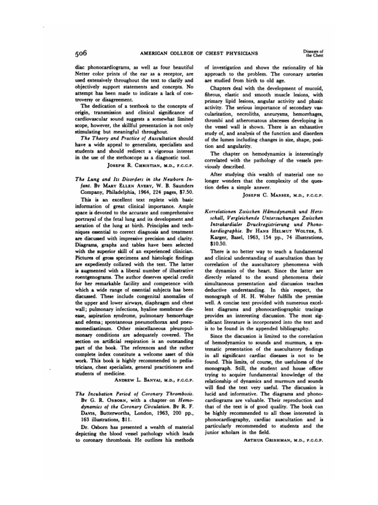 The Lung and Its Disor (Lers in The Newborn in Fant. by MARy ELLEN AVERY, W. B. Saunders | PDF ...