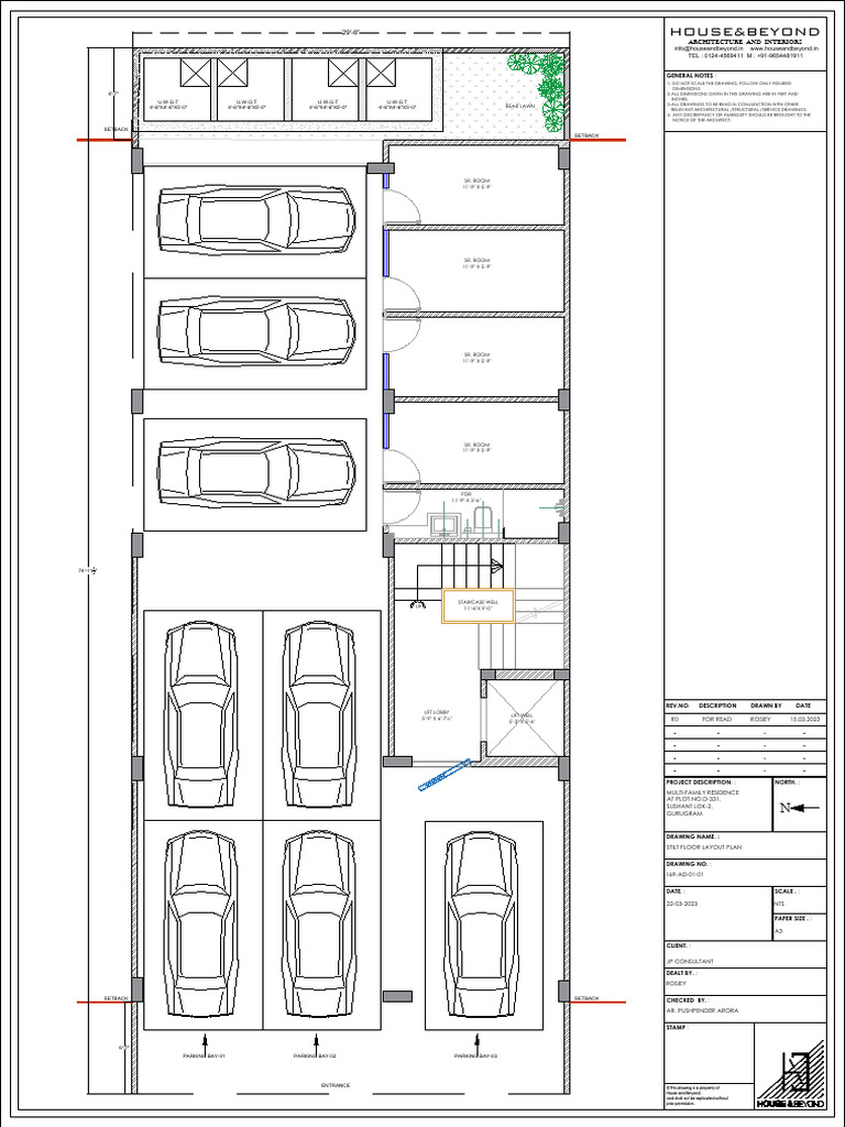 Stilt Floor Layout Plan | PDF