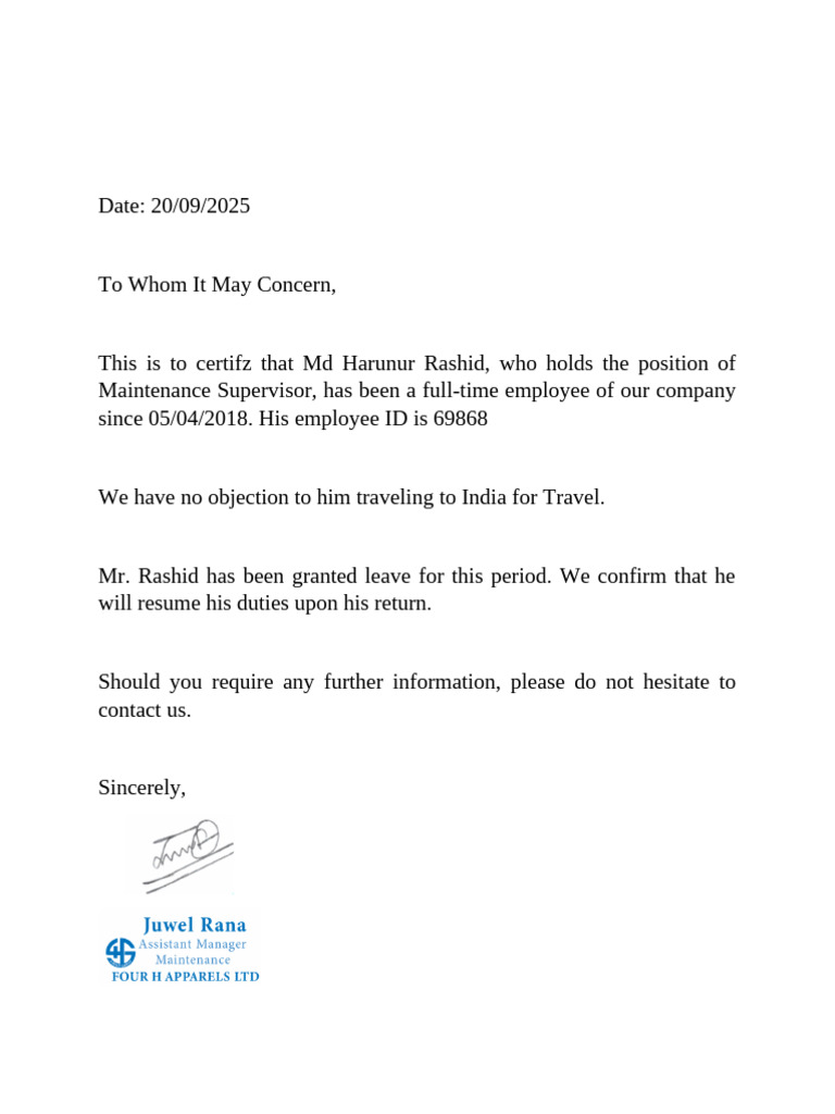 Recom. Latter | PDF