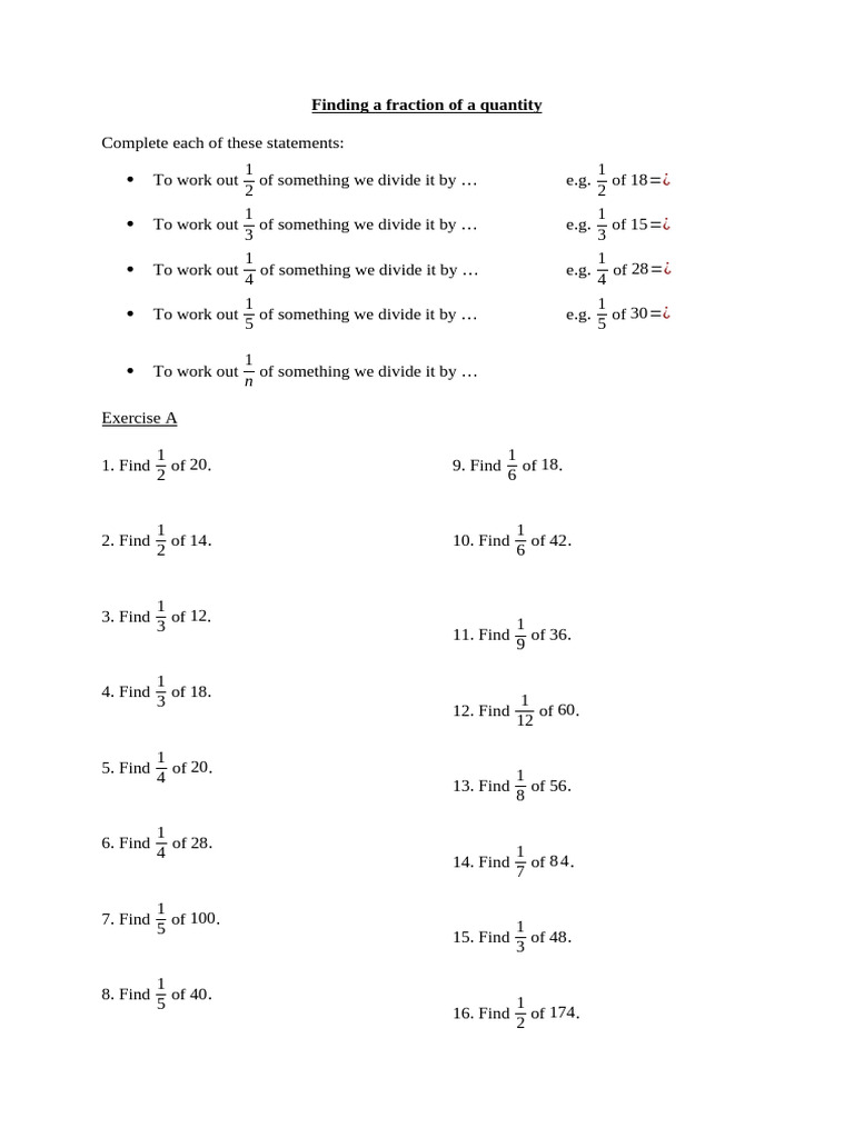 Finding A Fraction of A Quantity | PDF | Chess Theory | Chess