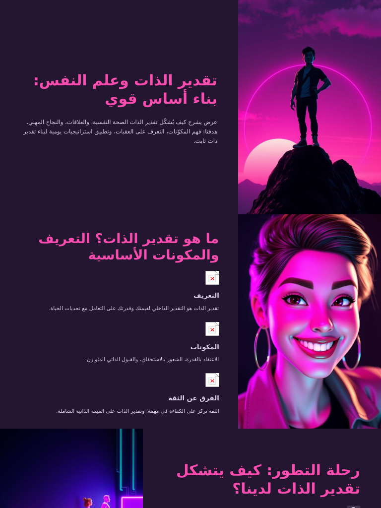 Tqdyr Althat Walm Alnfs Bnaa Asas Qwy | PDF