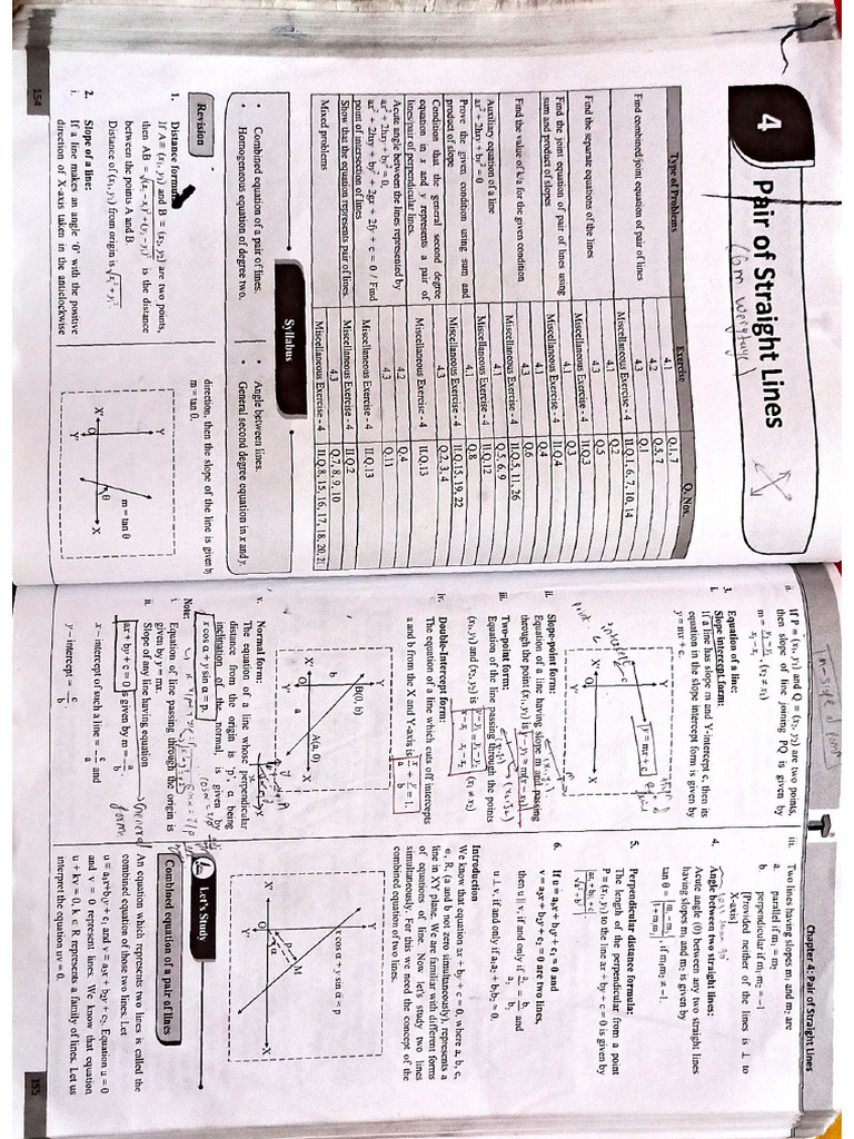 4 - Pair of Straight Line | PDF