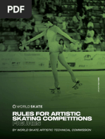 World Skate Artistic Regulations 2026 | PDF | Skating | Athletic Sports