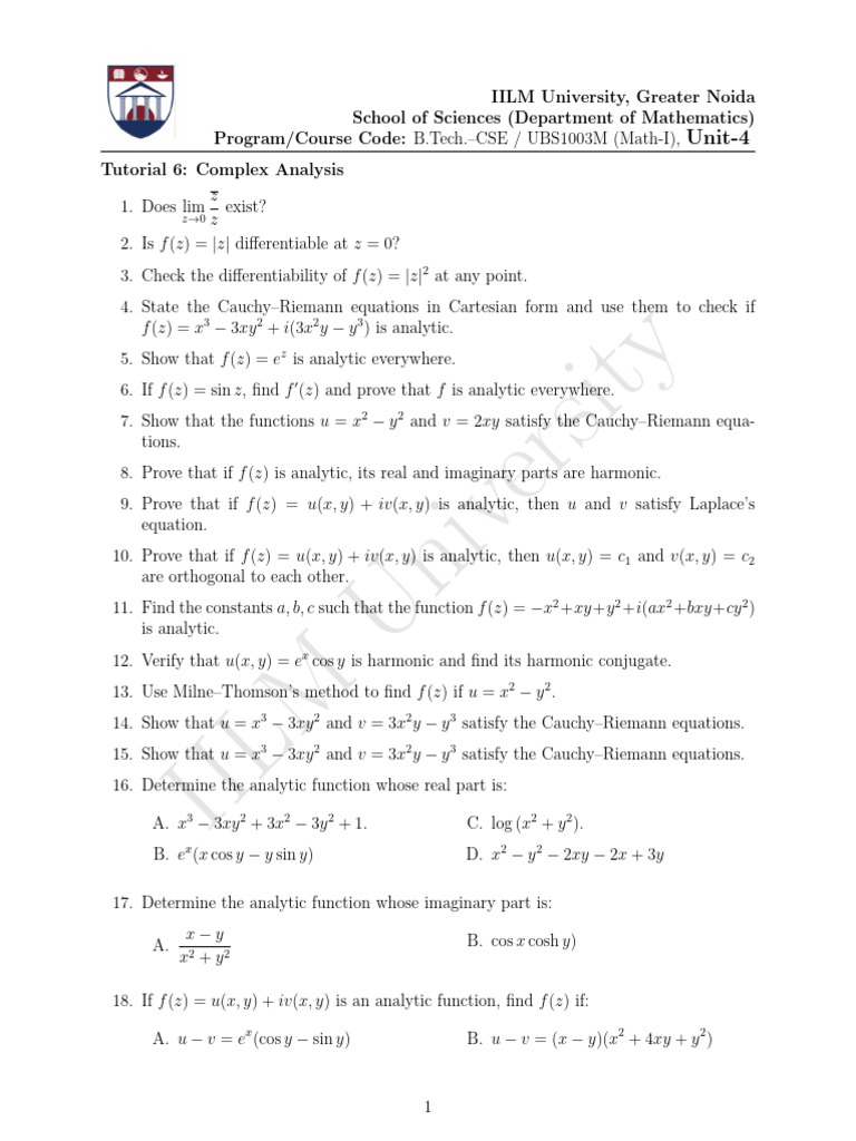 Unit 4 _ tute 6 | PDF