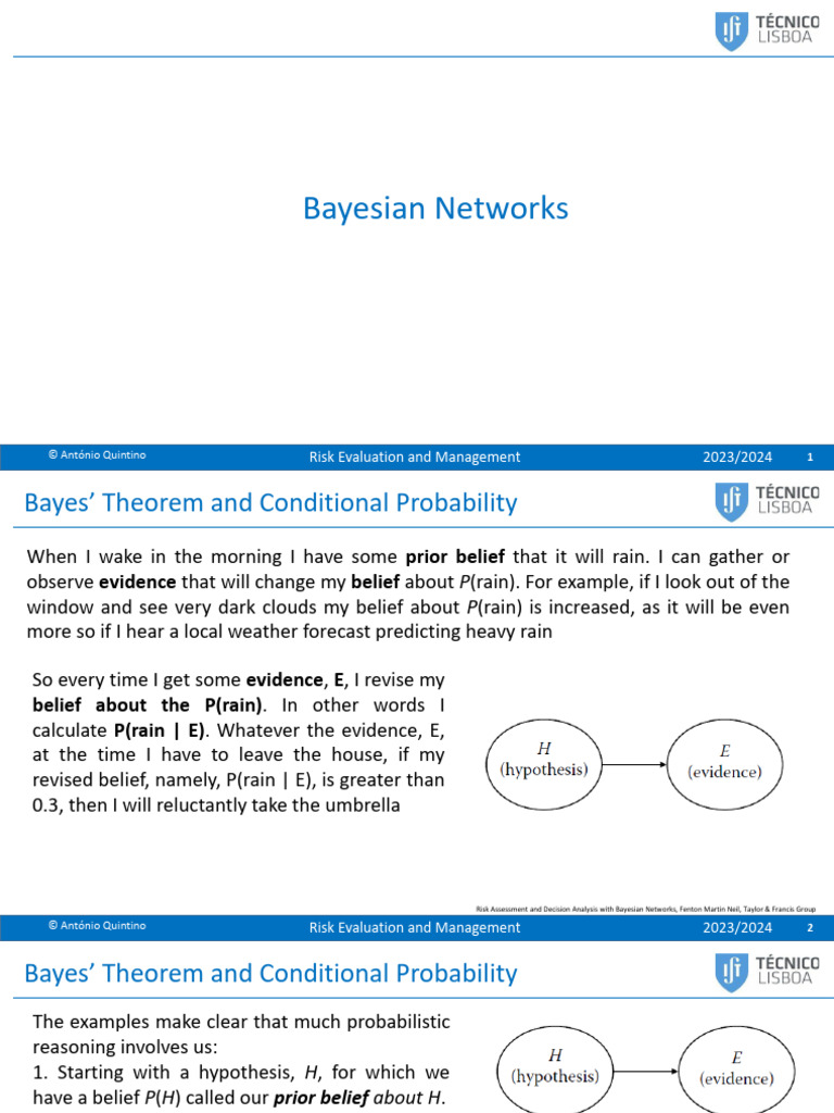 REM_Lectures_Class_-5 | PDF | Bayesian Network | Bayesian Inference