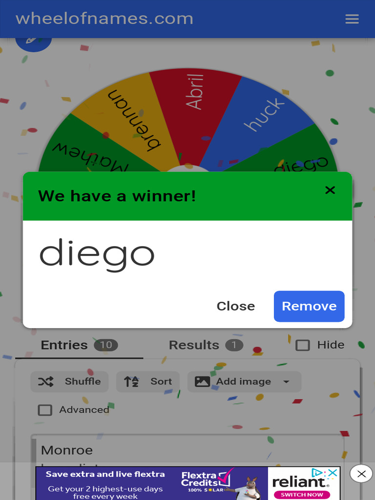 Wheel of Names Random Name Picker | PDF