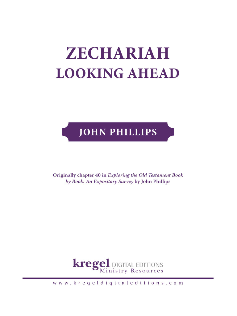 Zechariah's Prophecies Explained | PDF | Jesus | Book Of Zechariah