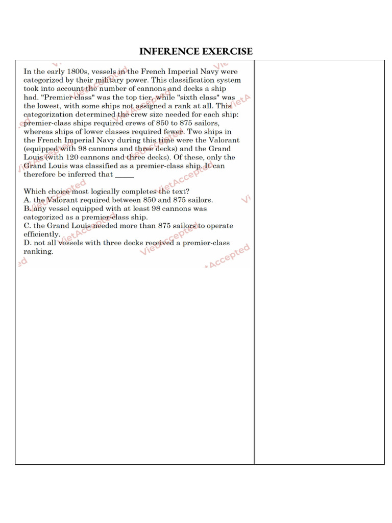 Sat_ Sec 4_ Infer Test | PDF