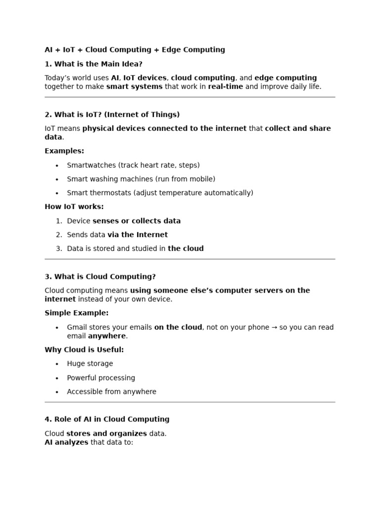 AI Cloud Edge Computing | PDF