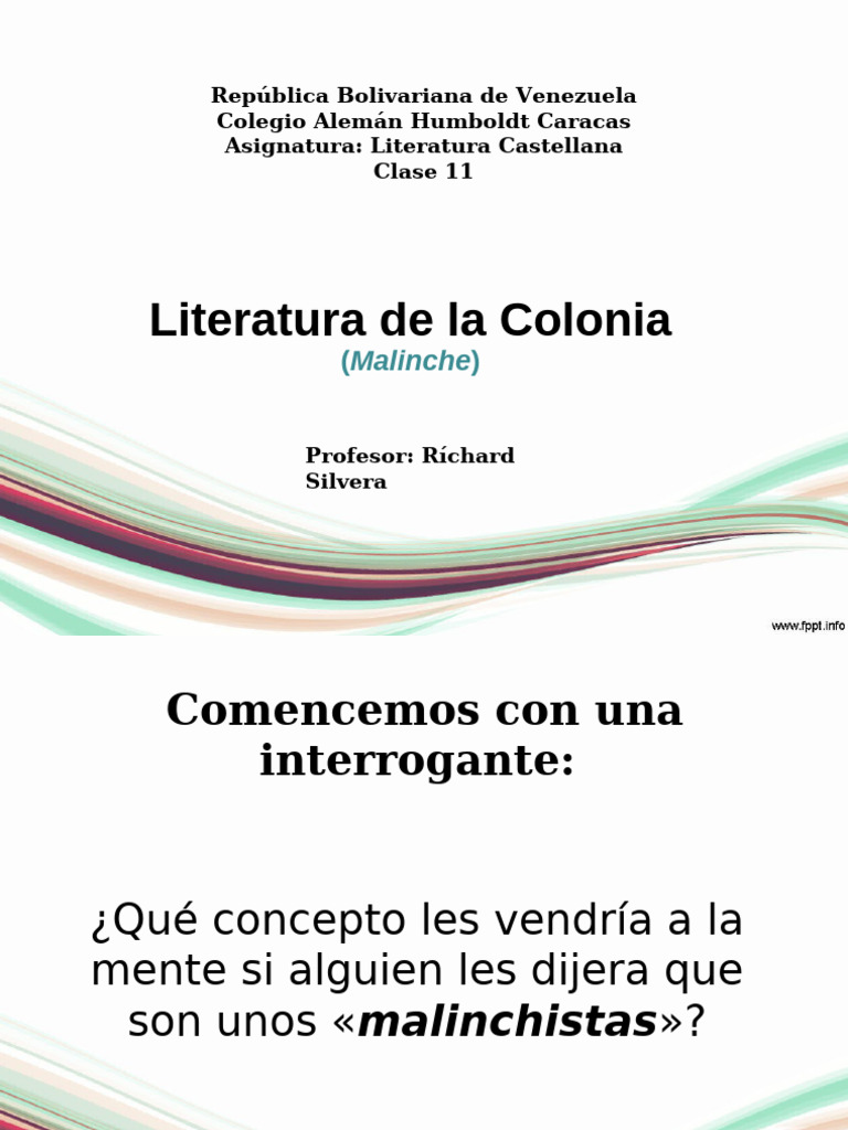 2. Literatura de la Colonia (Malinche) | PDF | México | Hernán Cortés