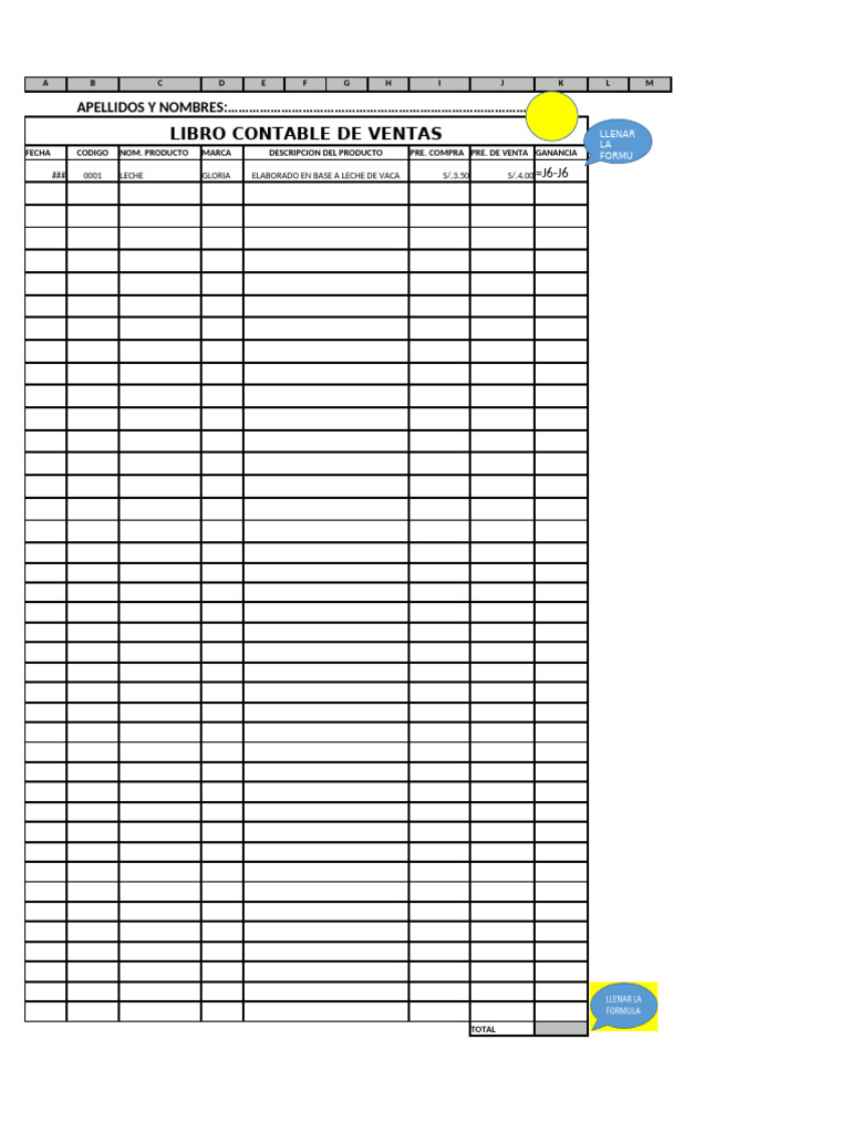 Practica de Excel Primero y Segundo | PDF