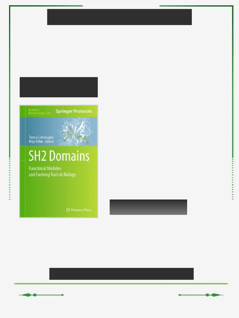 SH2 Domains Functional Modules and Evolving Tools in Biology Methods in Molecular Biology 2705 ...