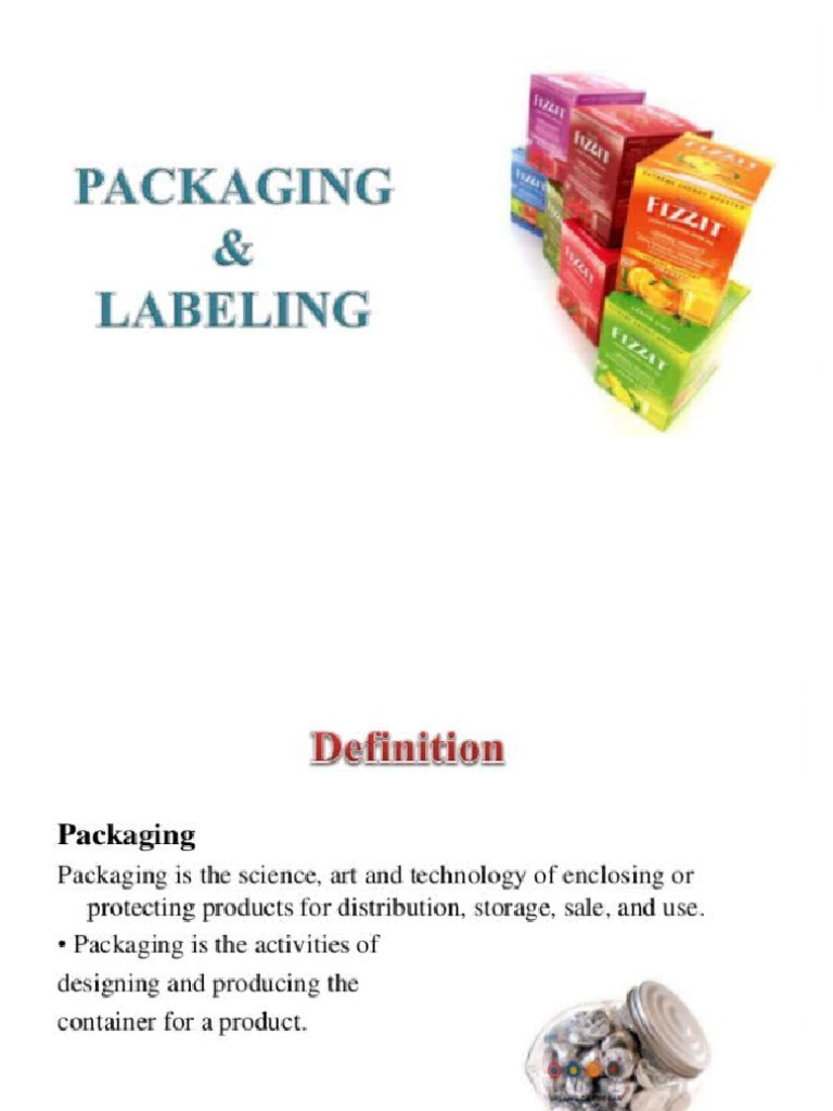 Packaging and Labelling | PDF