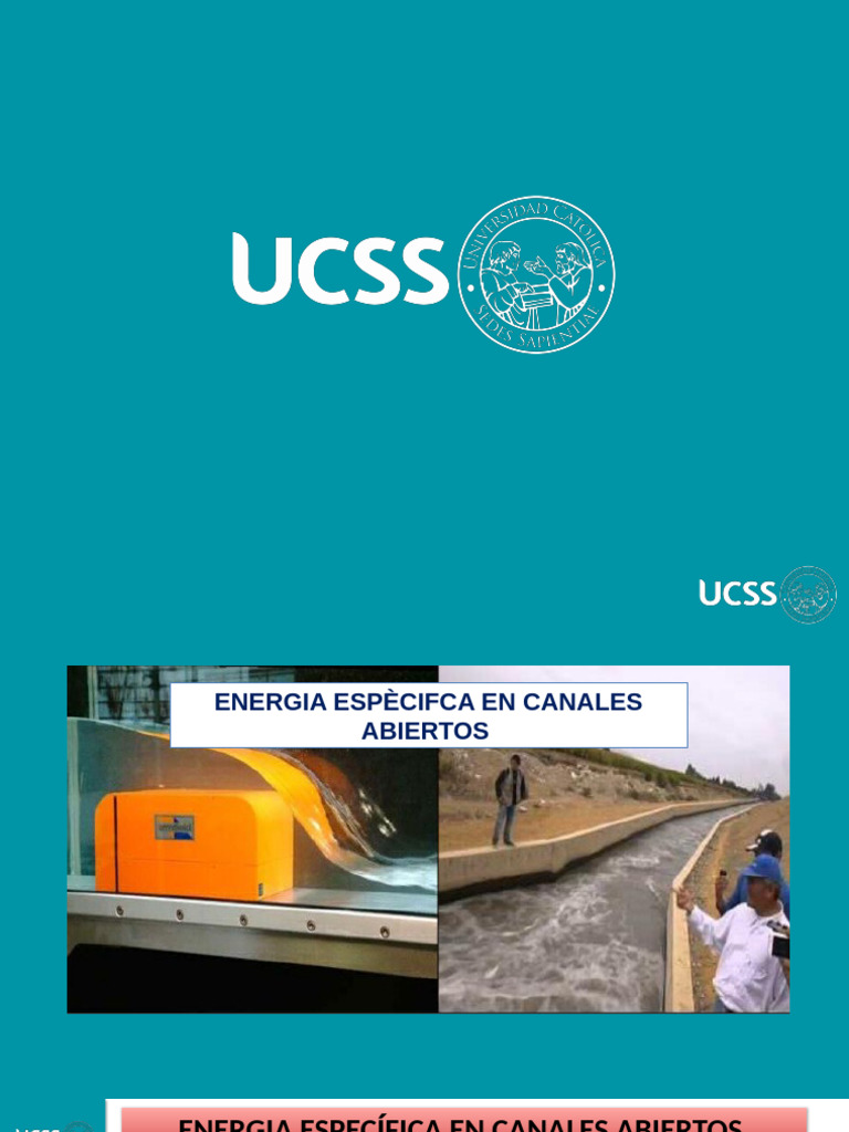 Energía Específica en Canales Abiertos | PDF | Descarga (hidrología ...