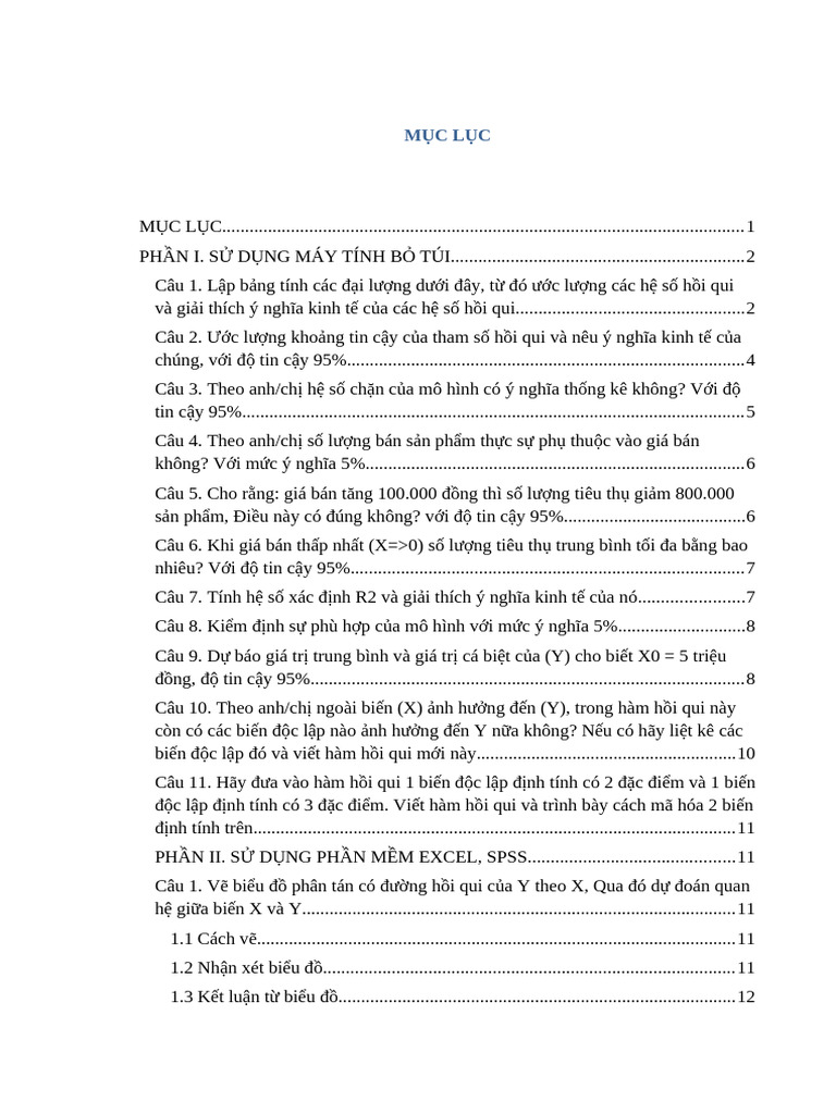 Muc Luc Tieu Luan 8 Day Du Full | PDF