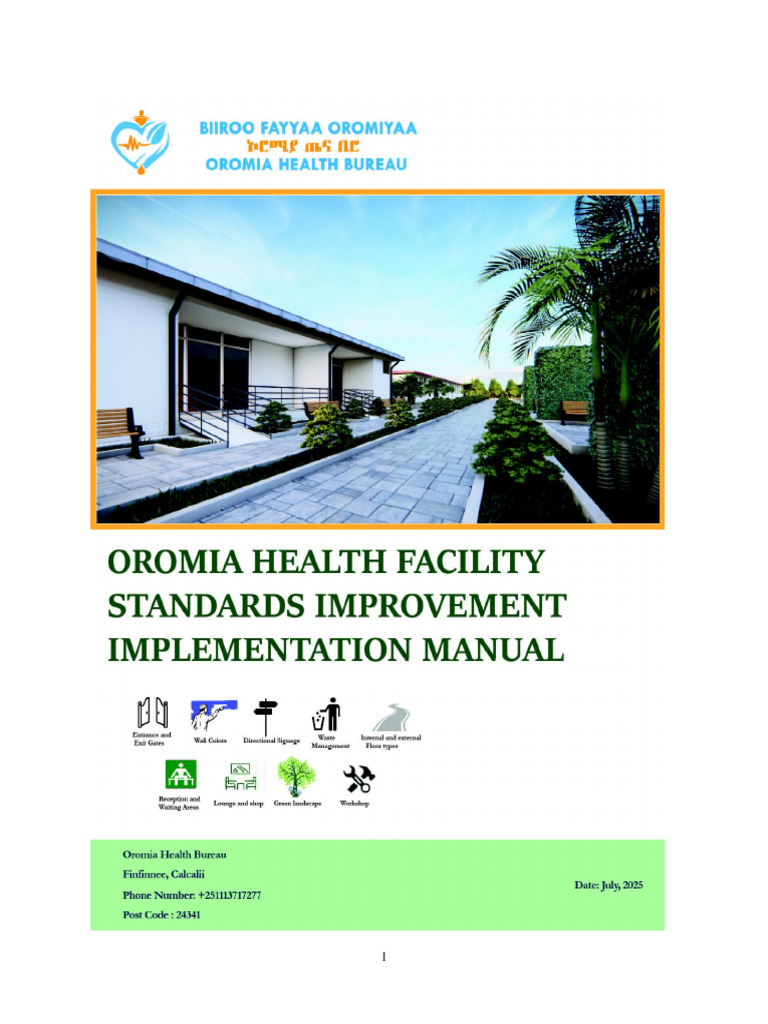 Oromia Health Facility Improvement Manual | PDF